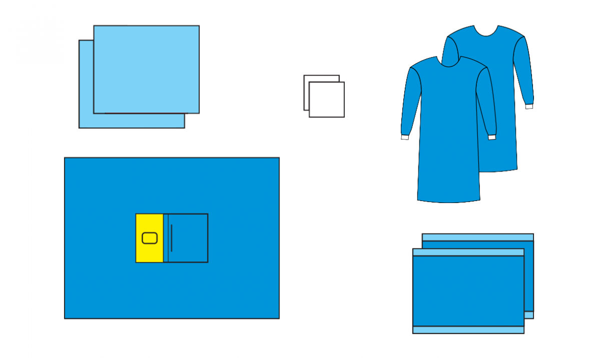 Surgery pack eye pack - Producer and importer of medical products